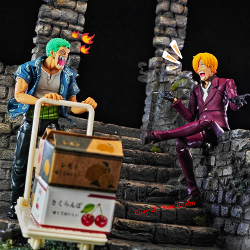 1/12 Custom White Jacket For 6'' SHF ONE PIECE Zoro Action Figure（No ...