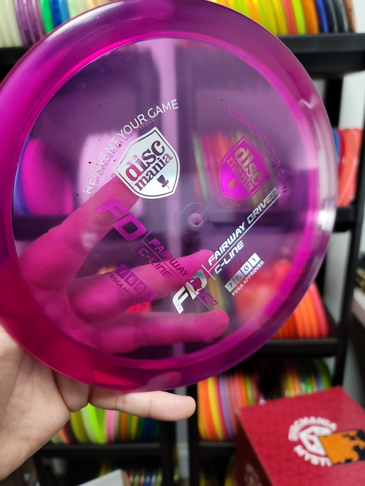 Discmania C Line FD X Out 175g Purple Disc Golf Fairway Driver ...