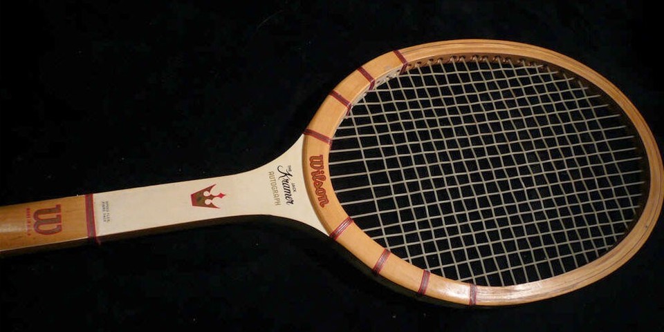 VERY NICE WILSON JACK KRAMER AUOTGRAPH WOOD VINTAGE TENNIS RACQUET 60'S ...