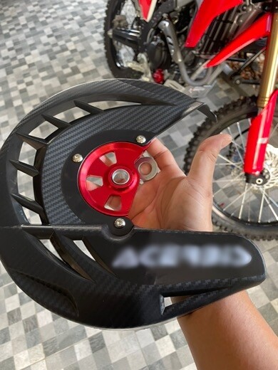 ฺBLACK Front Disc Brake Cover Guard Protect HONDA CRF250L 300L 2017 ...