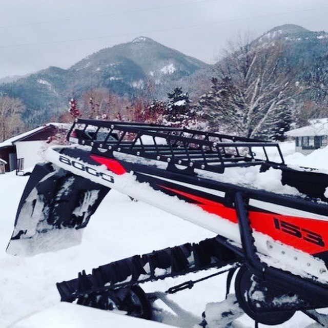 Arctic Cat / Polaris Snowmobile Tunnel Rack, Tunnel Bag Rack, Cargo ...