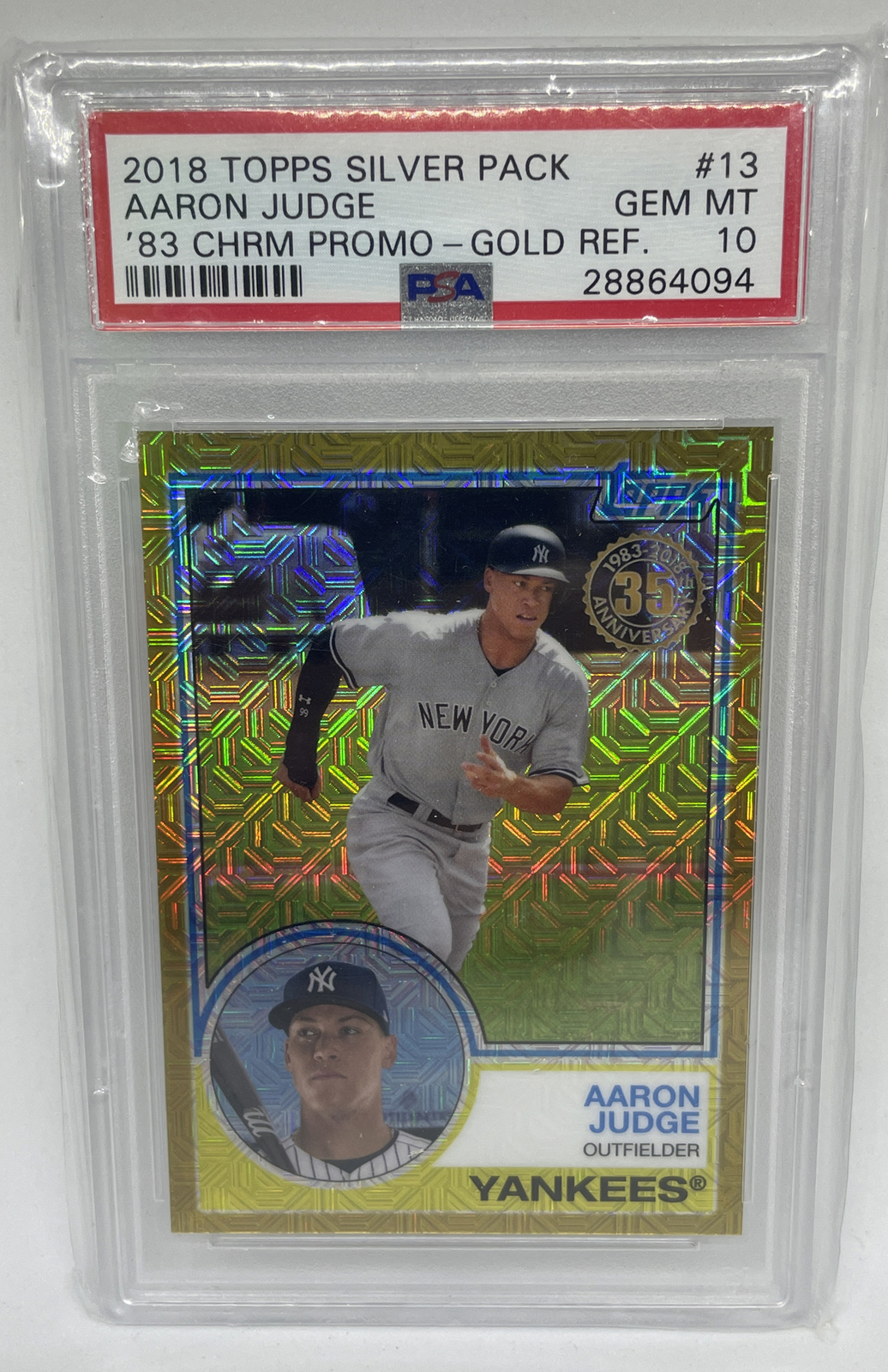 2018 Topps - Silver Pack 1983 Topps Design Chrome Series 1 Aaron Judge ...