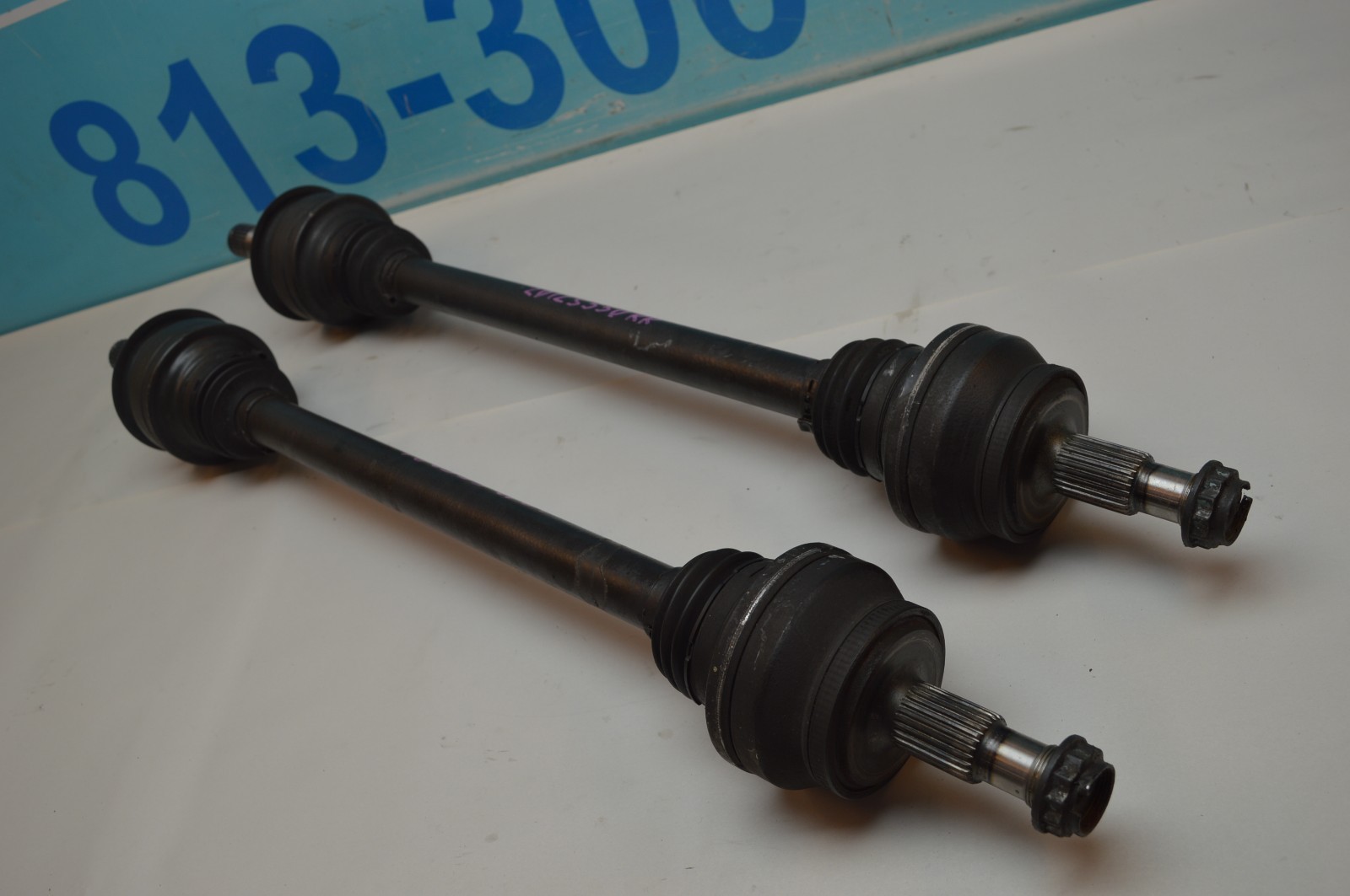 12-13 W221 MERCEDES S550 BI TURBO REAR AXLE AXLES SHAFT SHAFTS PAIR ...