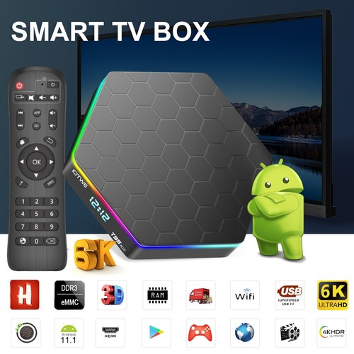 IOTWE T95 Plus 6K HD Android 12 Smart TV BOX 4GB+128GB Quad core Media ...