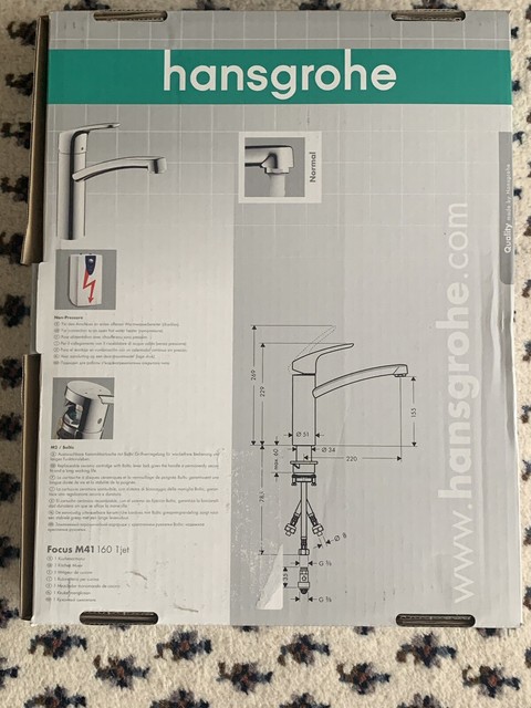 Hansgrohe Focus Küchenarmatur - Silber (31804000) online kaufen | eBay