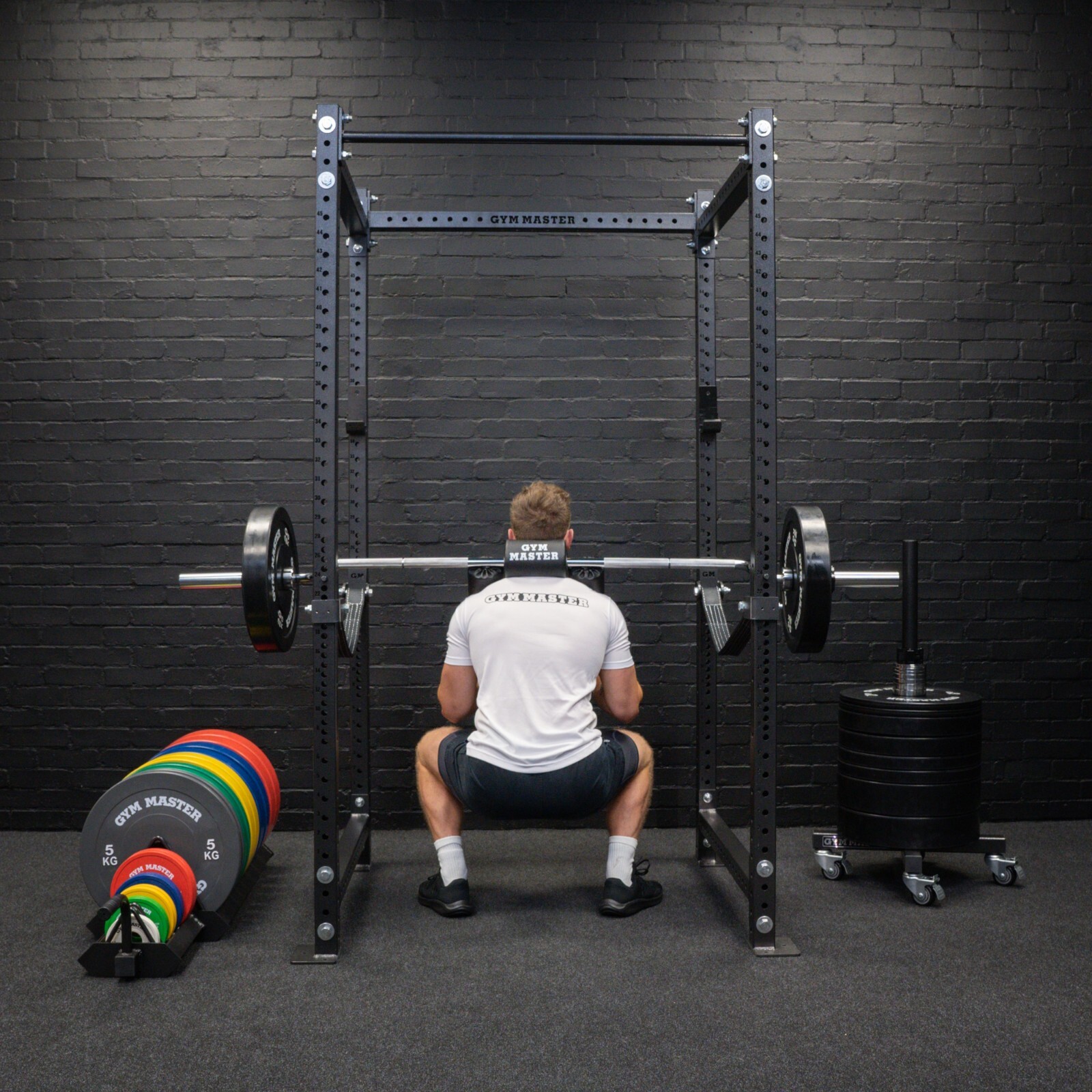 7ft Olympic Safety Squat Bar Padded Barbell Cambered Home Gym Weight ...