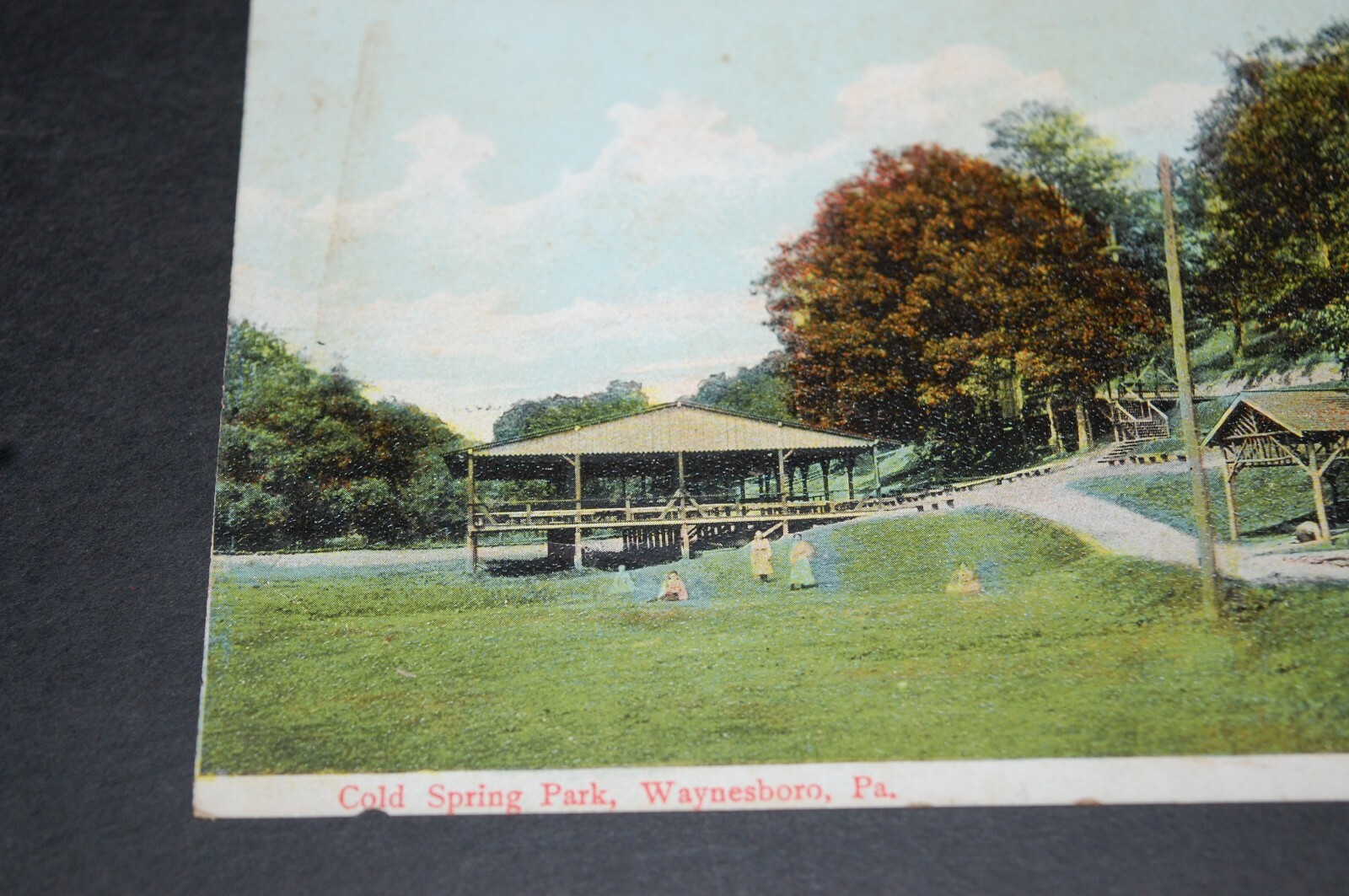 VINTAGE POSTCARD "COLD SPRING PARK" WAYNESBORO. PA 1907 | eBay