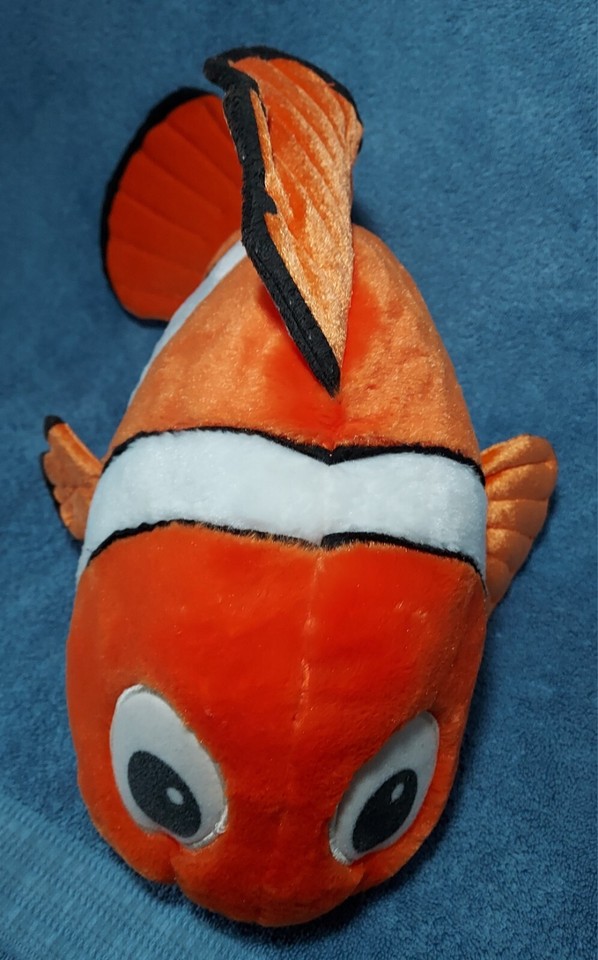Nemo "Finding Nemo" Soft Plush 16" Orange Fish. Pristine! Disney Store ...