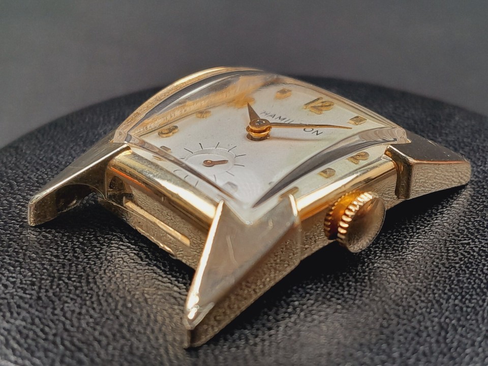 Vintage 1955 Hamilton CLARK Watch - 10k GF, Manual, Serviced 9/24 | eBay