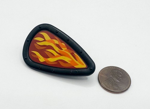 Playmobil Teardrop-Shaped Shield Black With Flames 3327 5385 | eBay