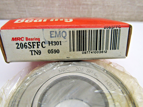 MRC SKF 206SFFC 30mm x 62mm x 15/16"(23.8mm) Metal Shielded Bearing ...