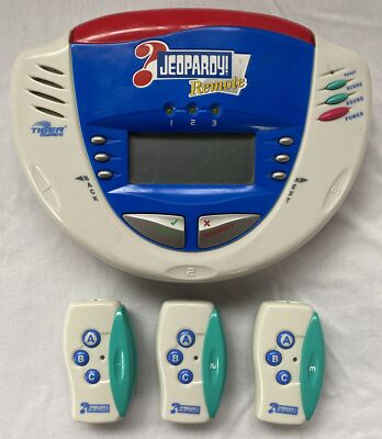 Tiger Games Jeopardy Remote Handheld Game - Excellent, Working ...