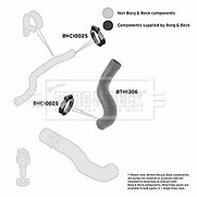 Borg & Beck BTH1306 Turbocharger Hose for sale online | eBay UK