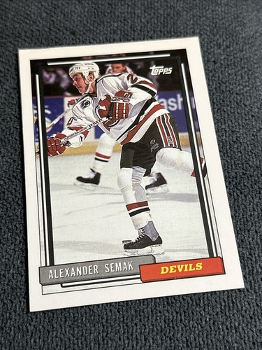 1992-93 Topps #419 Alexander Semak New Jersey Devils | eBay