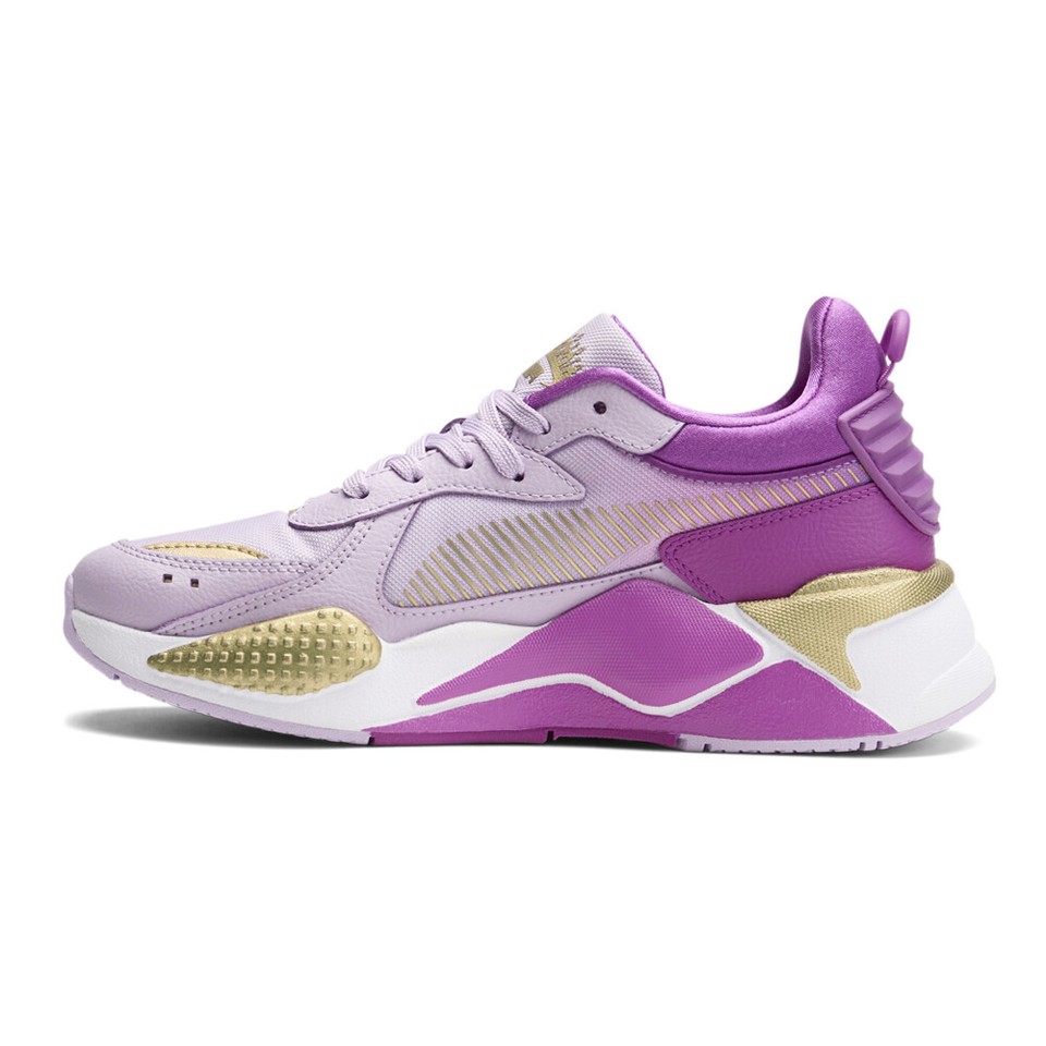 PUMA RsX I Am Brave Lace Up Womens Purple Sneakers Casual Shoes ...