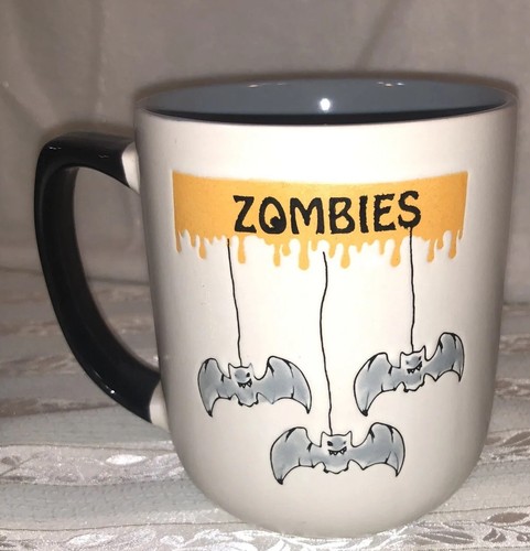 Spectrum Designz "Zombies & Bats" Ceramic Coffee/Tea Mug Halloween ...