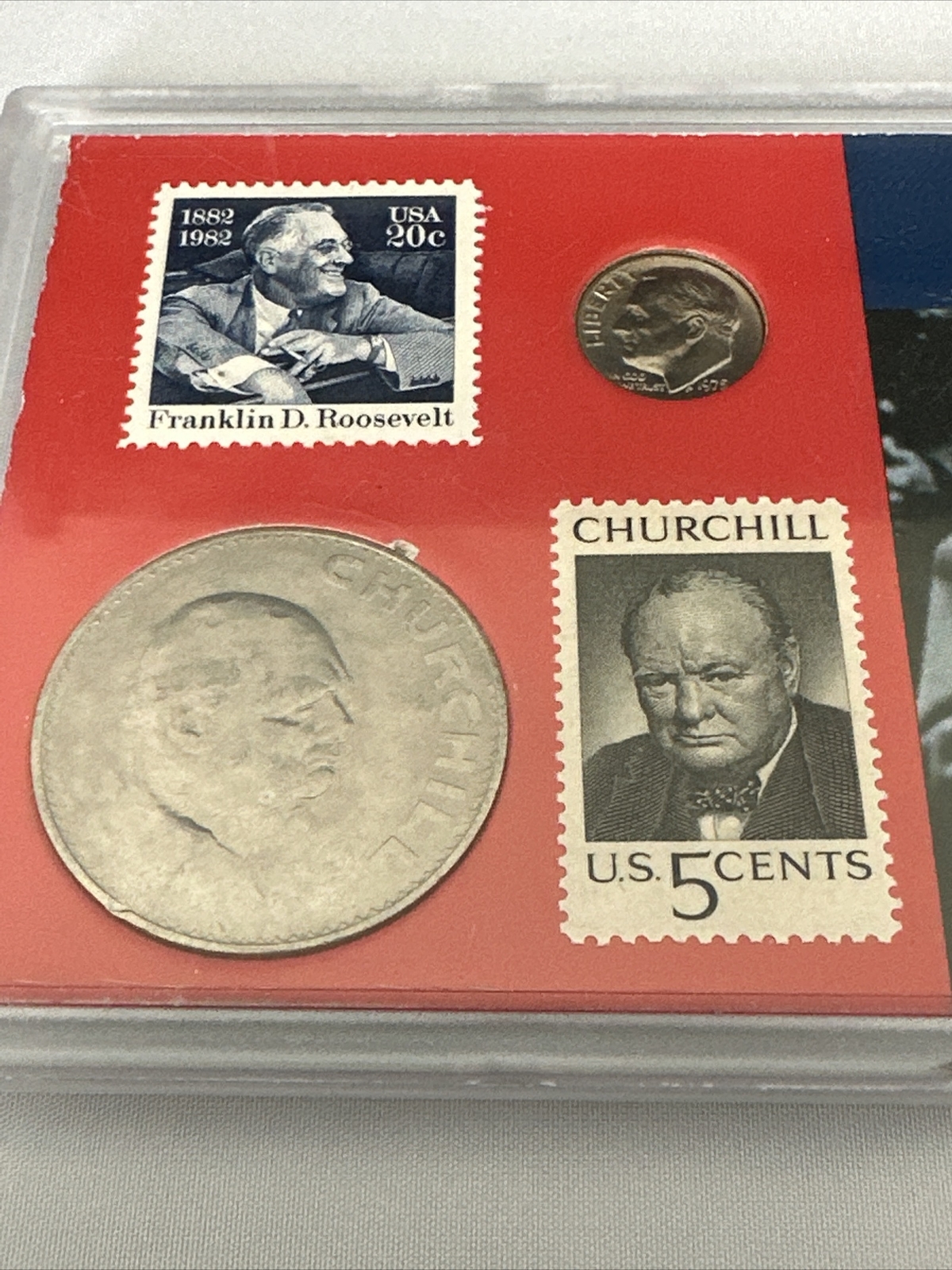 WW2 Leaders The Peacemakers Coin and Stamp Set Roosevelt Churchill ...
