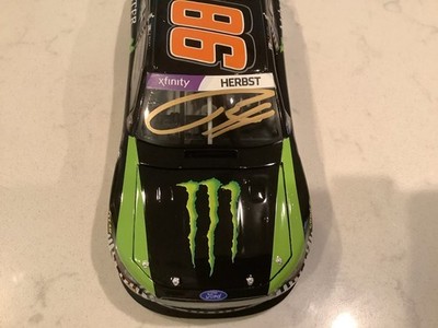 RILEY HERBST AUTOGRAPHED 2023 MONSTER ENERGY THROWBACK CUSTOM DIECAST ...