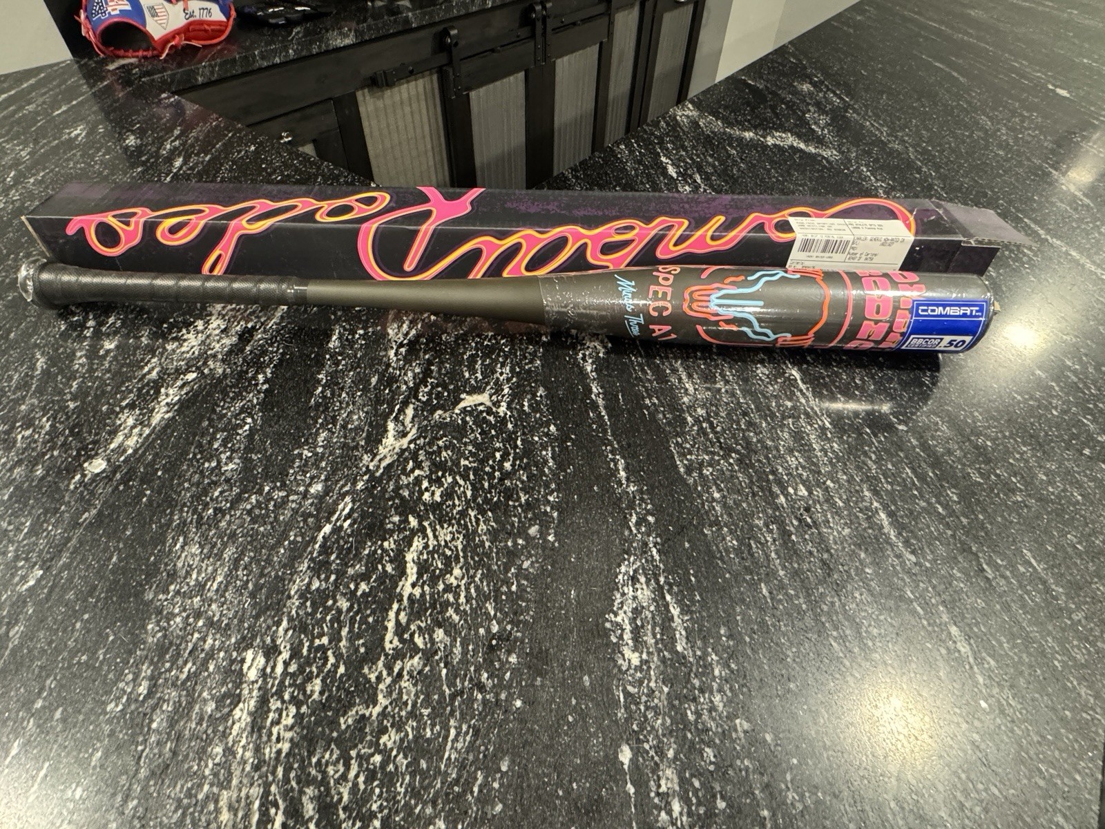 Combat MFG Spec A1 BBCOR Midnight Rodeo 32/29 Arena Cowboy Black Bat ...