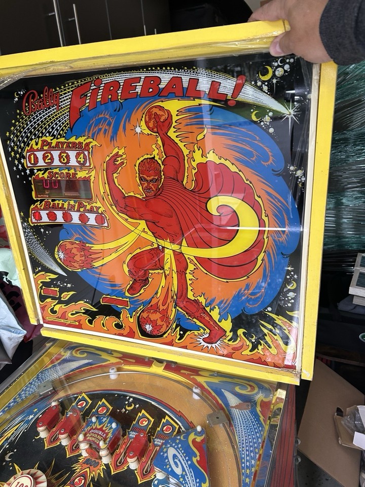 Bally Fireball Pinball Machine Home Version Working- Needs Some TLC | eBay