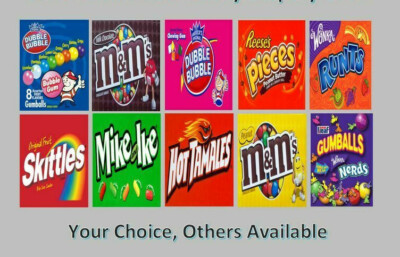 4 x 5 Bulk Candy Machine Vending Sticker Label Display | eBay