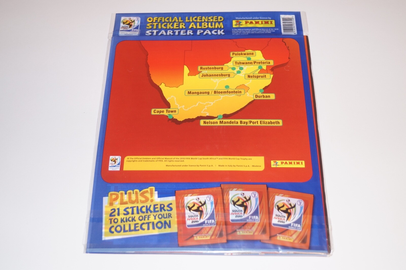 PANINI South Africa 10 WC 2010 - New/sealed UK Edition empty album ...