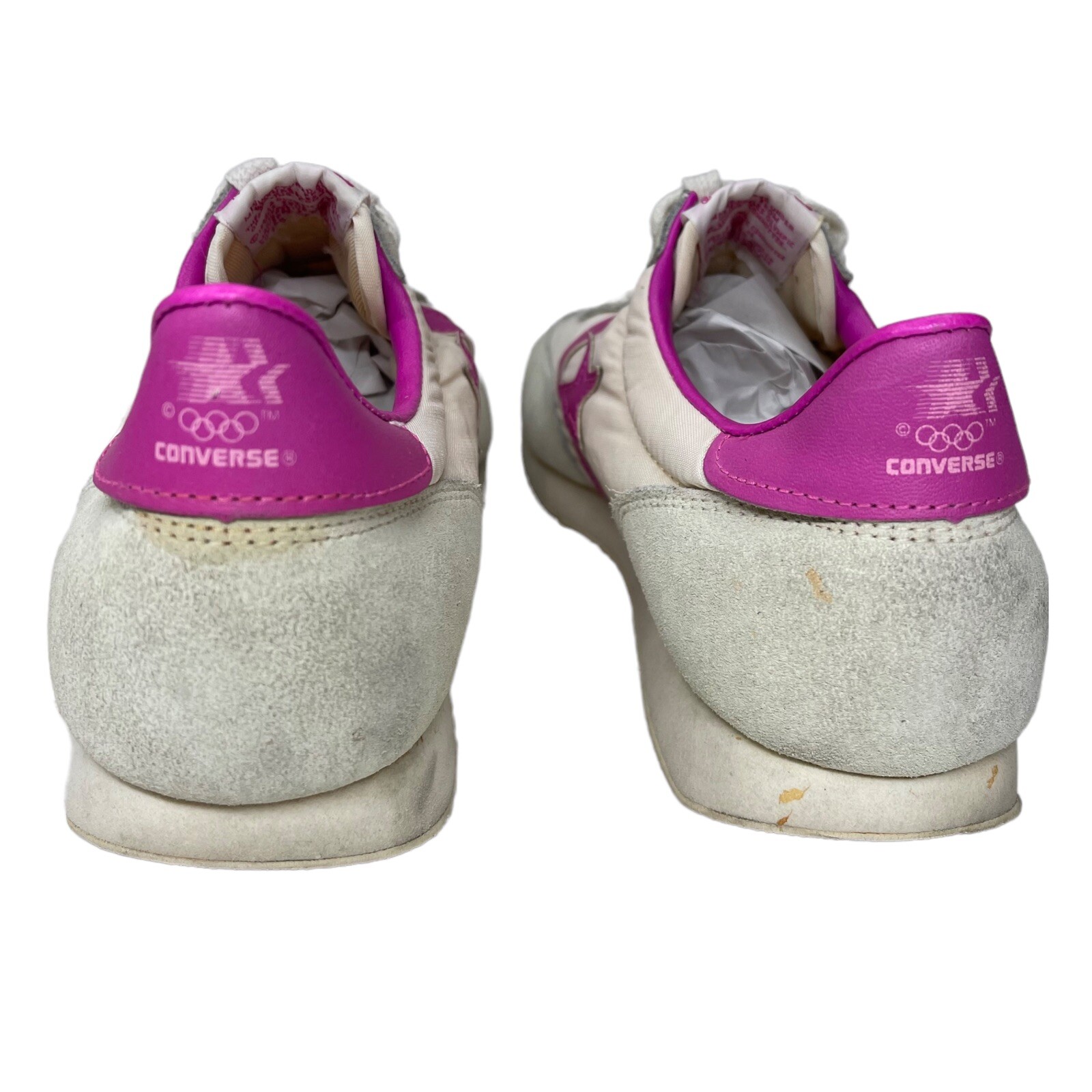 Vintage Converse Olympics Edition Pink Low Racers Size 9.5 **Please ...