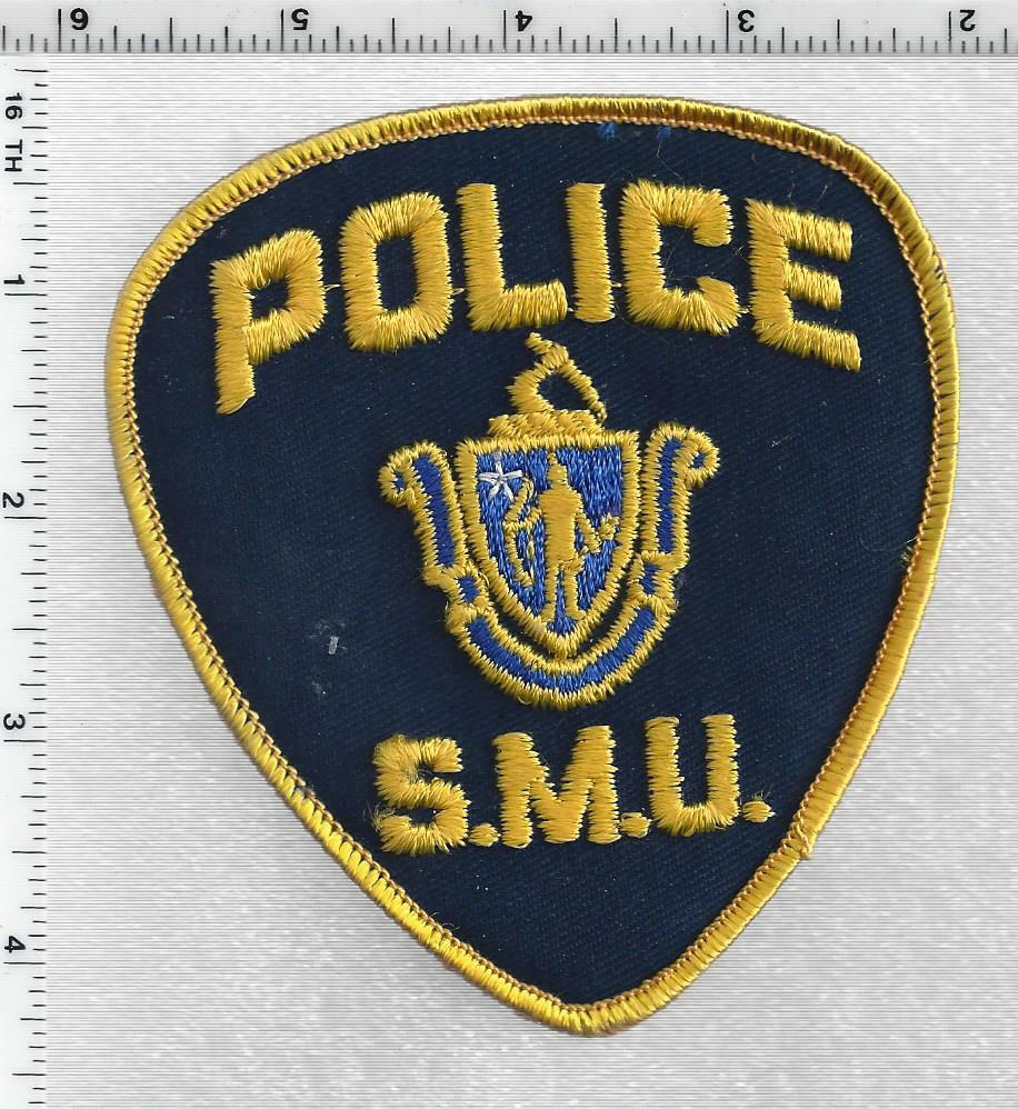 S.M.U. Police (Massachusetts) 2nd Issue Shoulder Patch | eBay