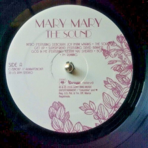Mary Mary / The Sound 12" Vinyl 2008 US Original 1LP Columbia Record ...