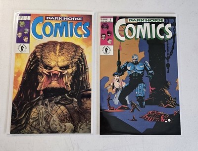 Dark Horse Comics Issues 1 & 2 (Predator & Robocop Covers) VF/NM 9.0 | eBay