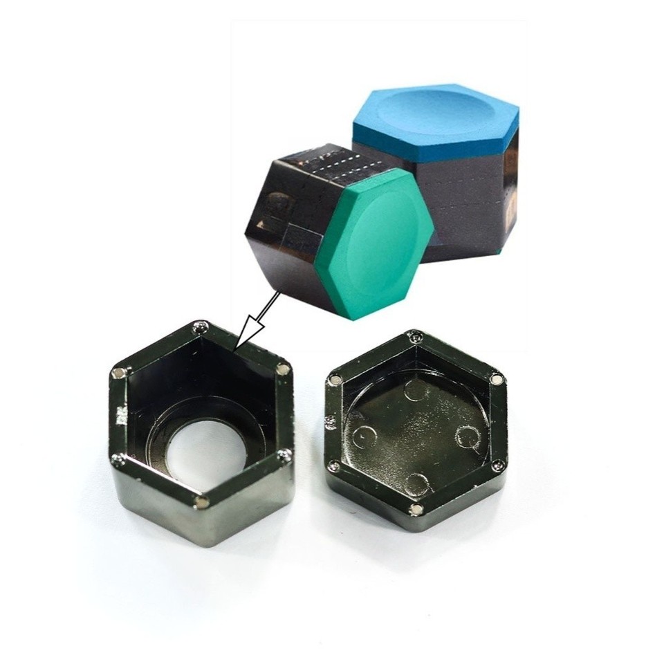 Billiards Chalk Case Table-side Chalk Storage Magnet Bottom Design ...