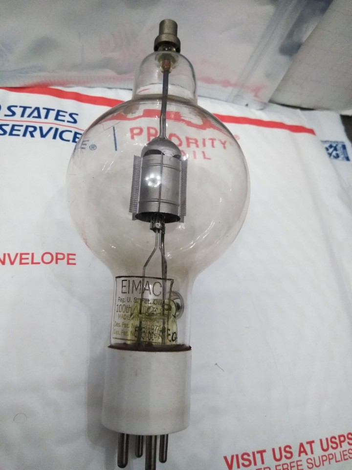 Vtg. EIMAC VACUUM TUBE 100th / VT218 | eBay
