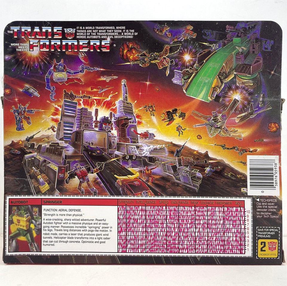 Transformers G1 Autobot Triple Changer Springer Transforming Toy K.O ...