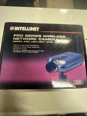 Intellinet Pro Series Wireless Network Camera MPEG4, CCD, Low Light ...