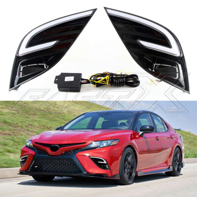 LED DRL Daytime Running Light W/ Turn Signal For Toyota Camry SE XSE ...