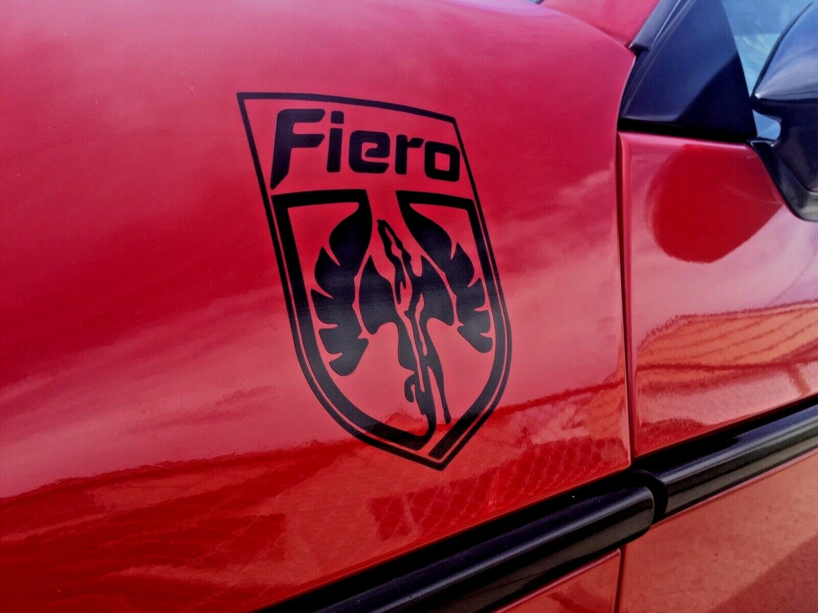 Pontiac Fiero & Fiero GT Emblem x2 Decals | eBay