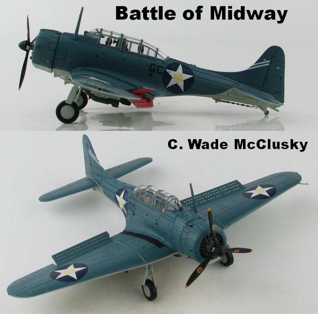 Hobby Master 1/72 HA0174 Douglas Sbd-3 USN C. Wade McClusky Battle of ...