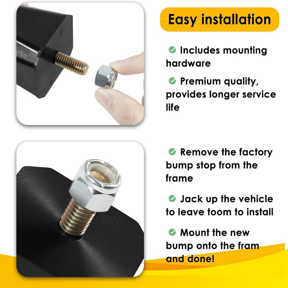 9.9136G Universal Bump Stop Set 2” Tall Suspensions | eBay