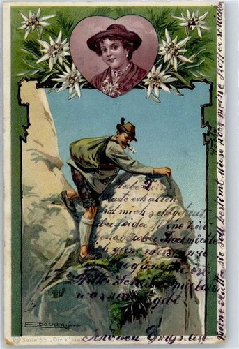 51500303 - Bergsteiger, Tracht Doecker, E. 1905 | eBay.de