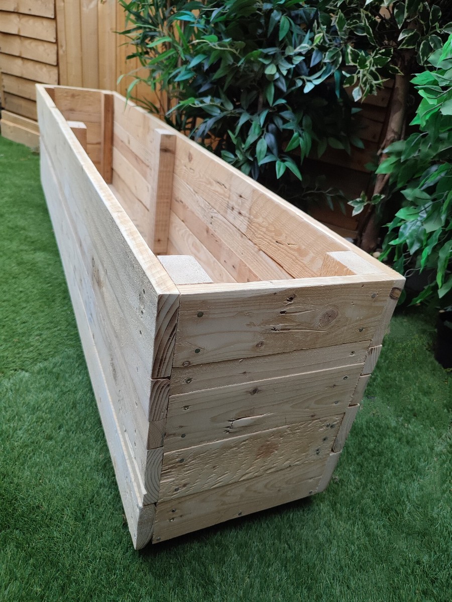 Weathered Wood Outdoor Planter Square Wooden Planter Garden