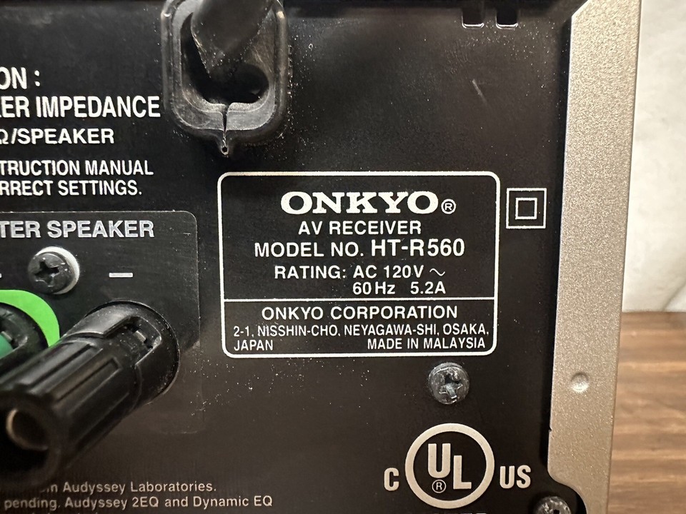 Onkyo HT-R560 7.1-Ch HDMI Home Theater Surround Sound AV Receiver ...