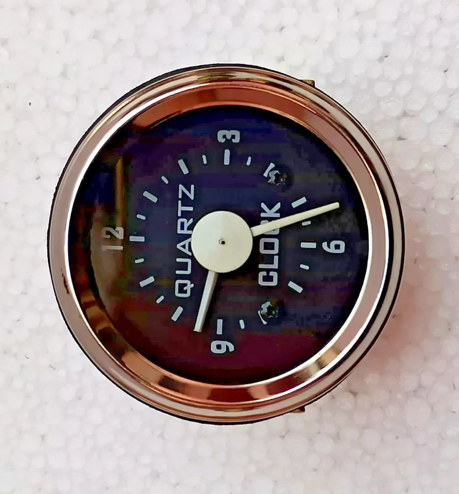 2" /52mm Electronic Car Clock -Chrome Bezel 12 v Dashboard instrument ...