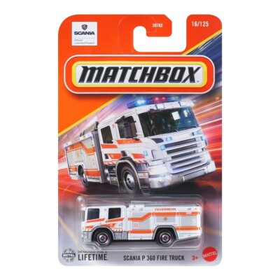 Matchbox - 2025 Mainline 16/125 Scania P 360 Fire Truck (BBJBP52) | eBay