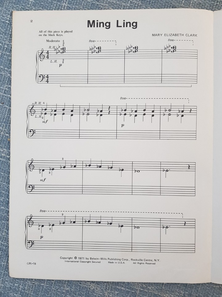 Ming Ling by Mary Elizabeth Clark (David Carr Glover Solo Series ...