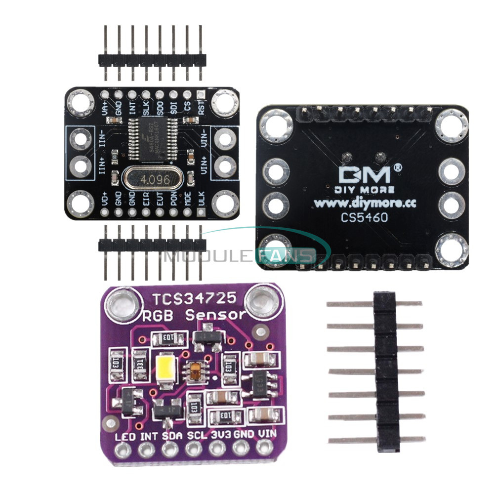 CS5460A Single-phase Bi-directional Power Energy Metering TCS34725 RGB ...