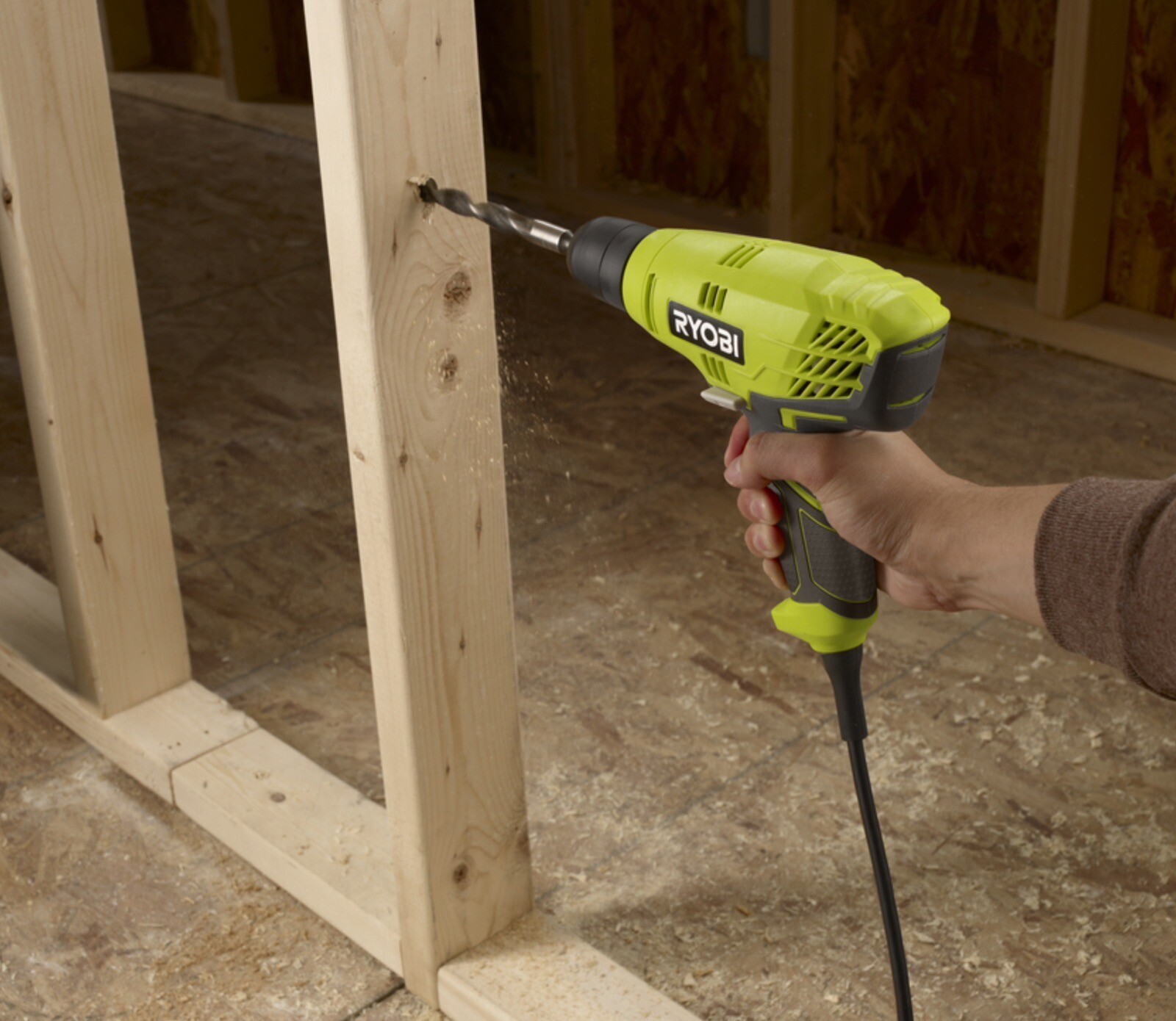 Ryobi D43K Variable Speed 3/8" Compact Drill/Driver Keyless Chuck w ...