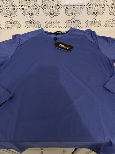 New Men's Ralph Lauren RLX Golf Classic Fit Mesh Performance L/S Tee ...