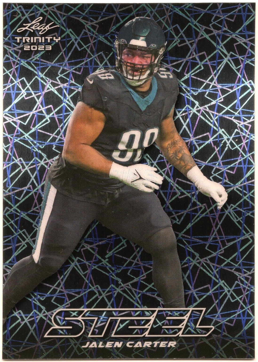 2023 Leaf Trinity Mega Box - Steel Jalen Carter #S40 Silver Lazer for ...