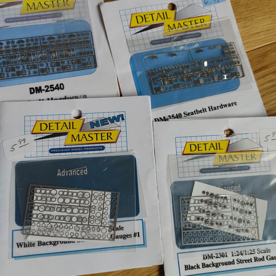Huge Lot 1/25 Detail Master Detail Sets Machined Aluminum Brackets ...