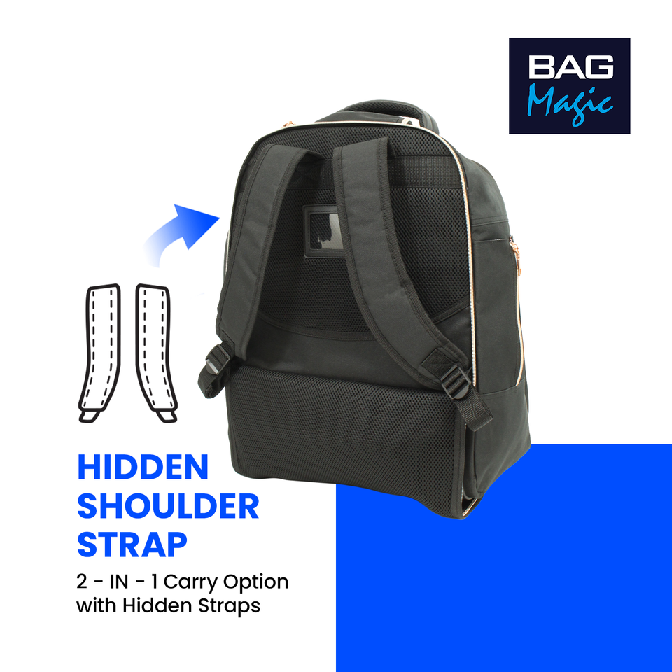 EasyJet Underseat Cabin Bag 45x36x20cm, Bordlite 2-in-1 Wheeled ...